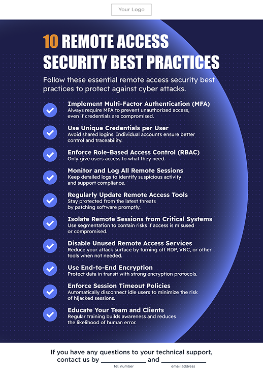 10 Remote Access Security Best Practices